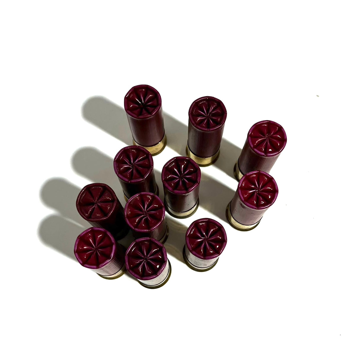 Dummy Rounds Red Empty Shotgun Shells 12 Gauge Fake Bullets 12GA Hulls ...