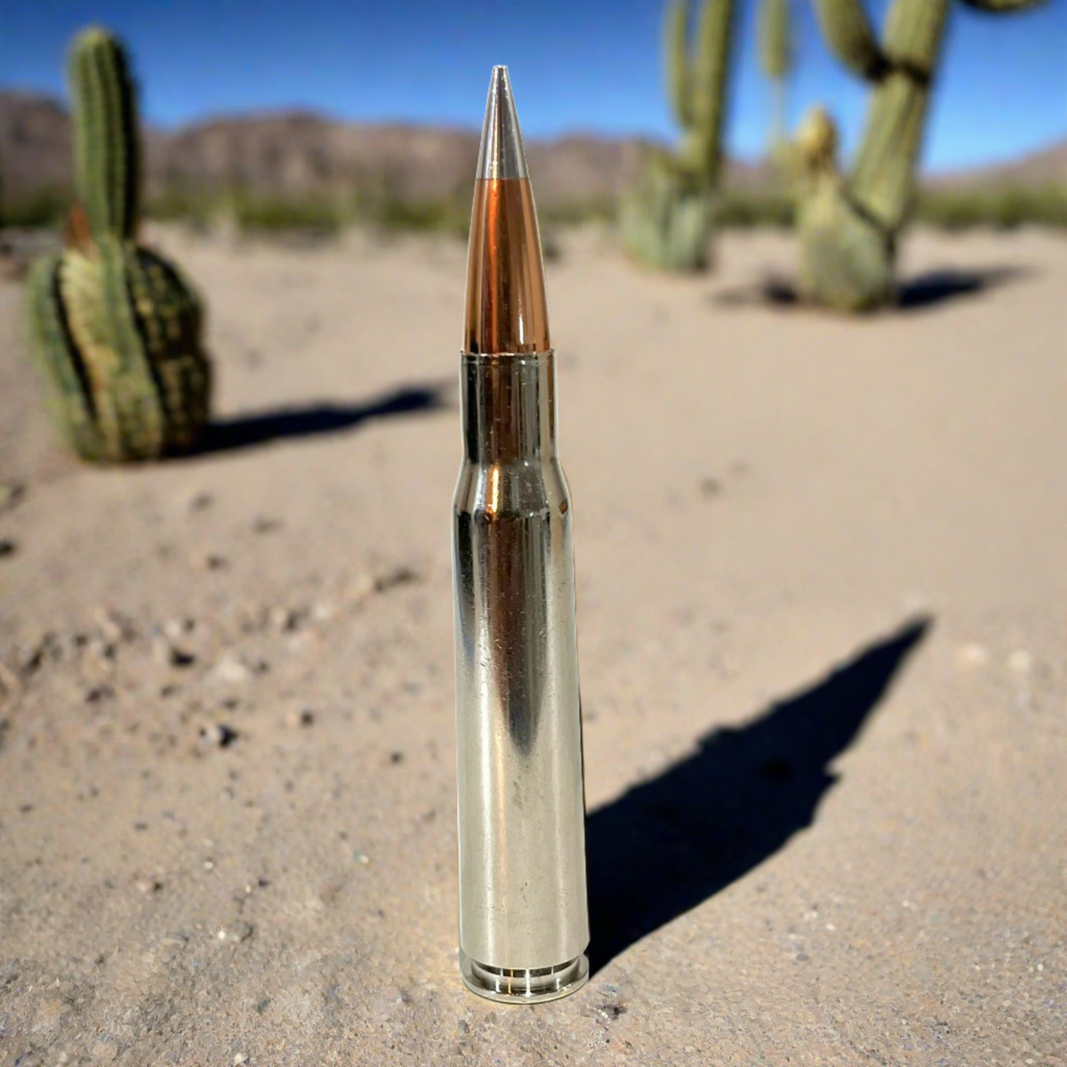 50 Cal BMG Nickel Dummy Round With Professional Match Grade Bullet ...