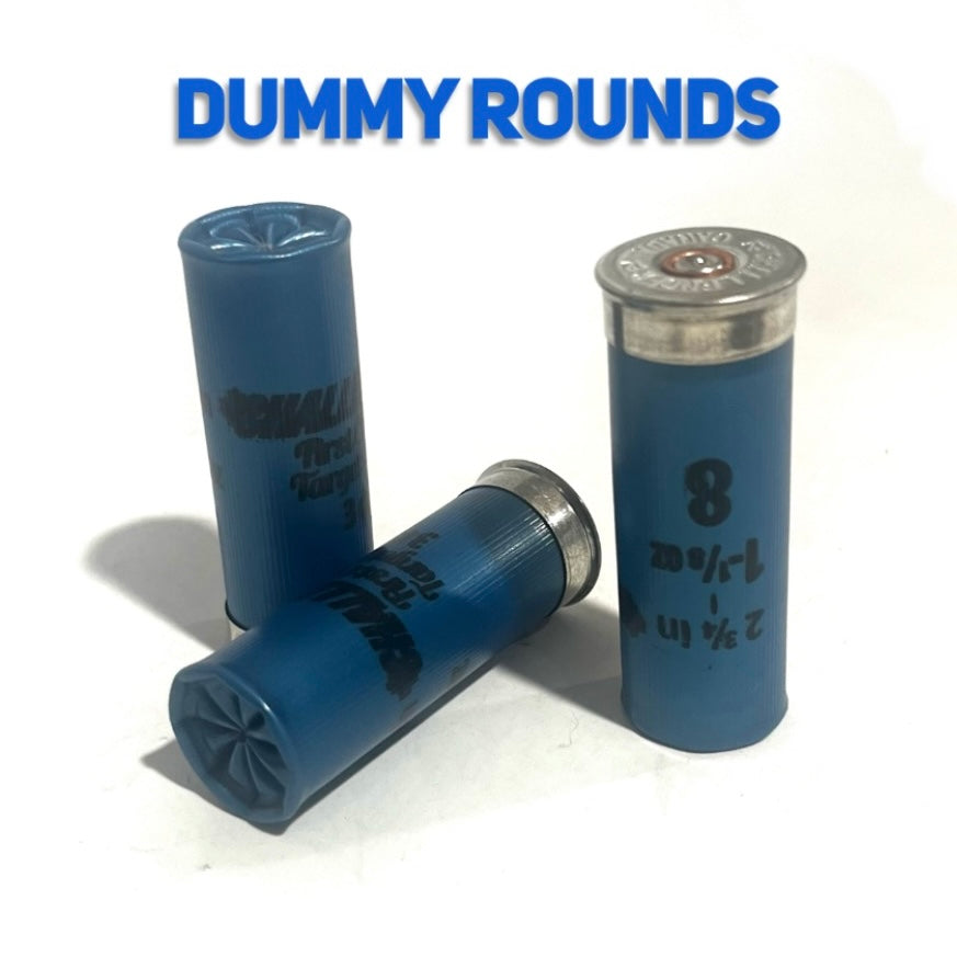 Electric Blue Dummy Rounds Fake Shotgun Shells 12 Gauge 12GA Qty 10 ...