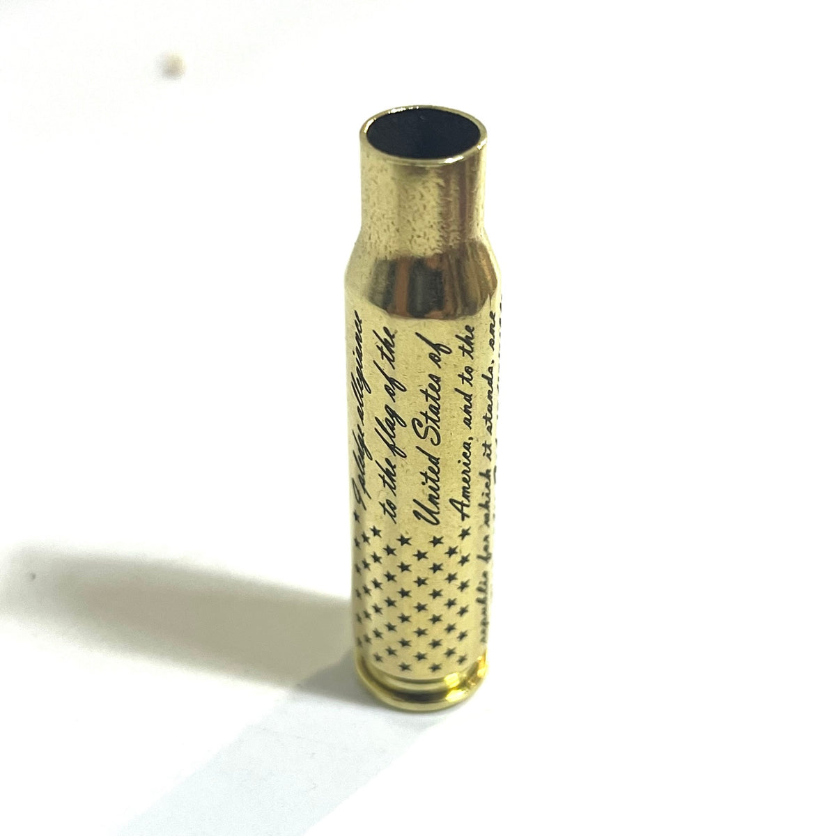 Pledge Of Allegiance 308 WIN Engraved Brass 5 Pcs – Craft Supplies ...