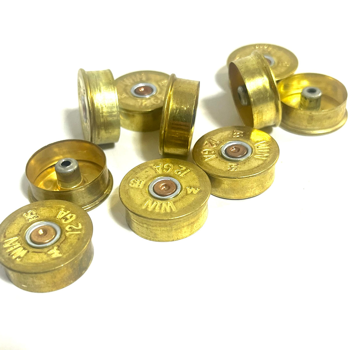Winchester AA Gold Steel Head Stamps 12 Gauge Bottoms Shotgun Shells ...
