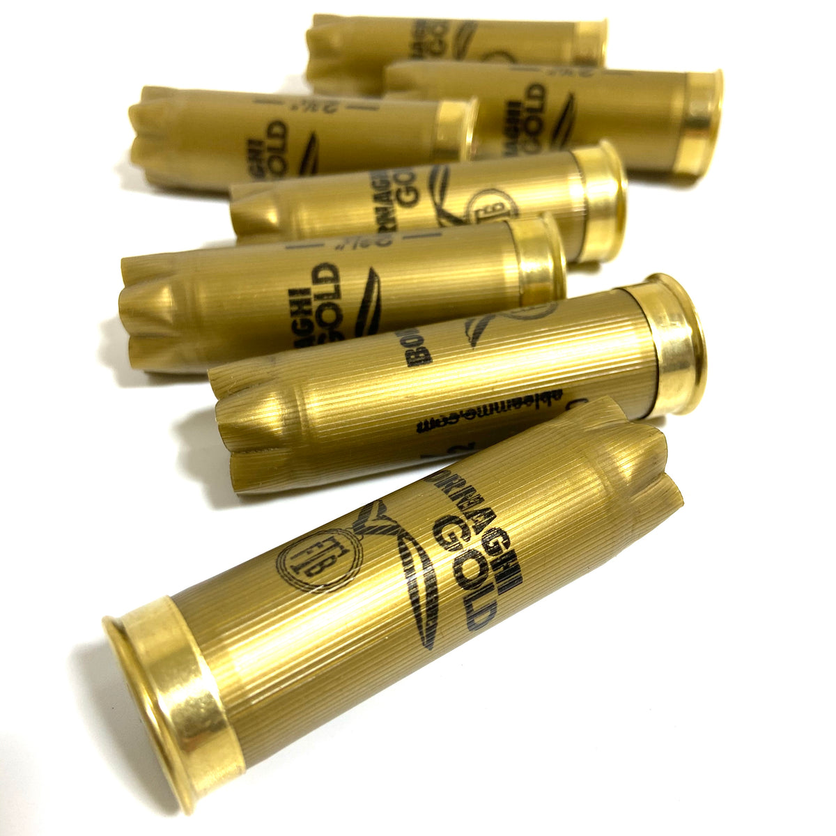 Bornaghi Gold 12 Gauge Shotgun Shells Low Brass Hulls Used Casings ...