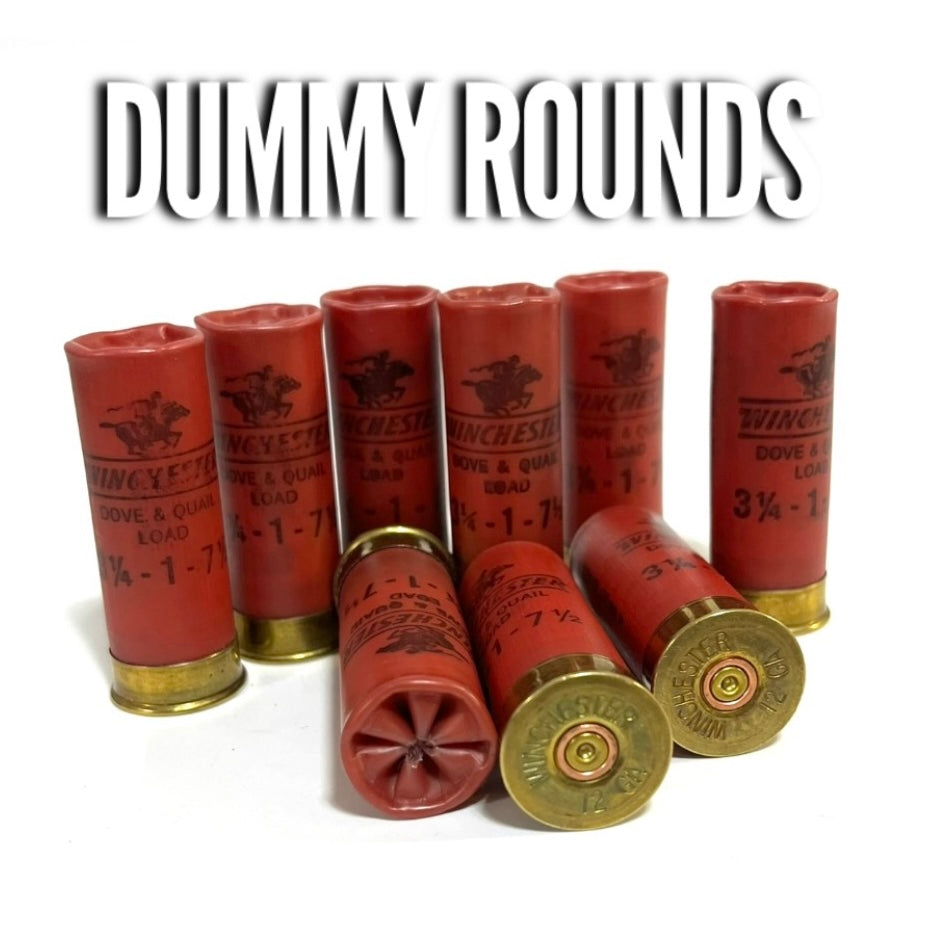 Dummy Rounds Fake Ammo Shotgun Shells 12 Gauge Fake Bullets 12GA Hulls ...