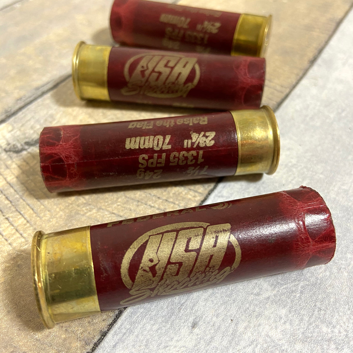 Red Shotgun Shells 12GA Federal Gold Medal Paper Hulls 12 Gauge – Craft ...