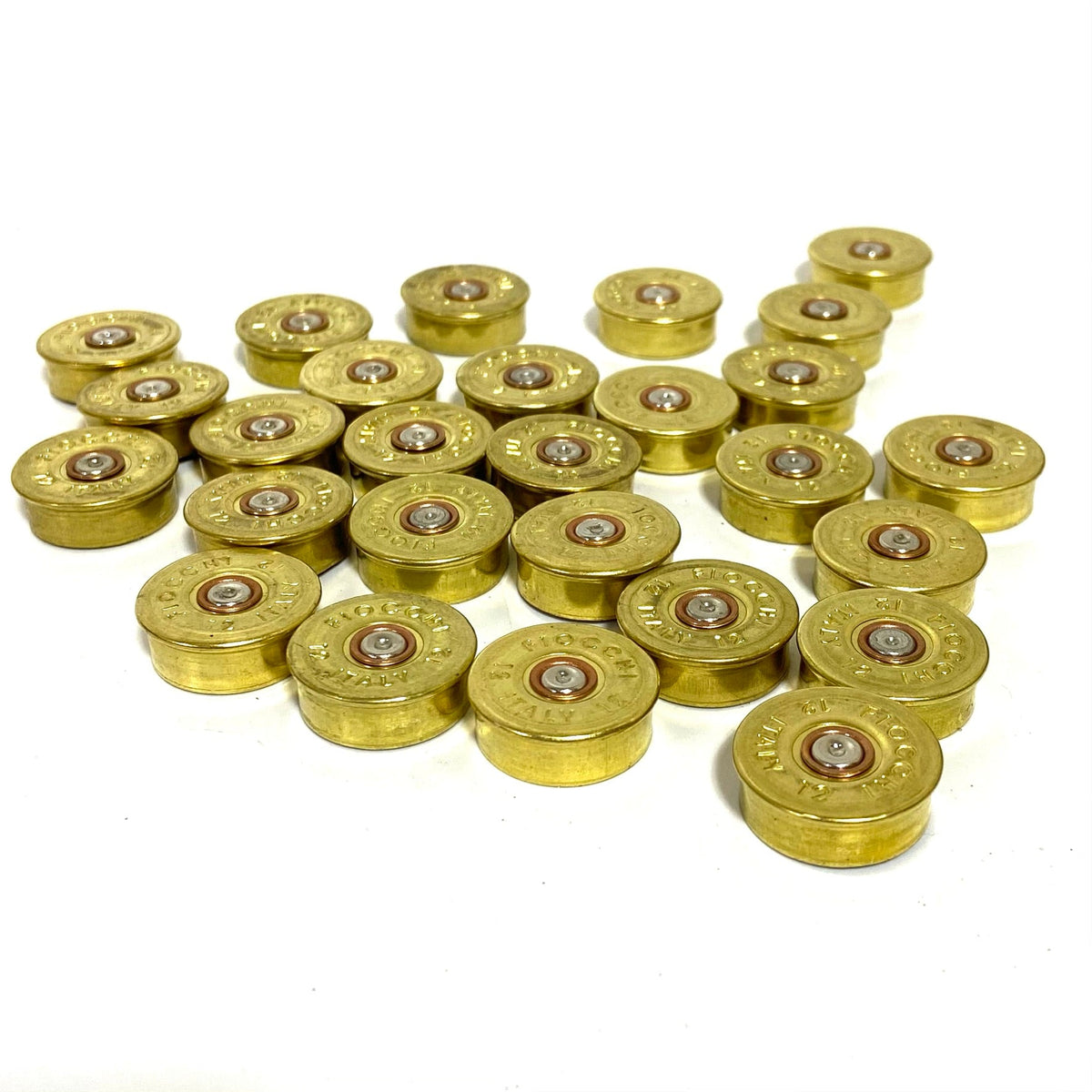 Gold Headstamps Shotgun Shell End Caps 12 Gauge Brass Bottoms – Craft ...