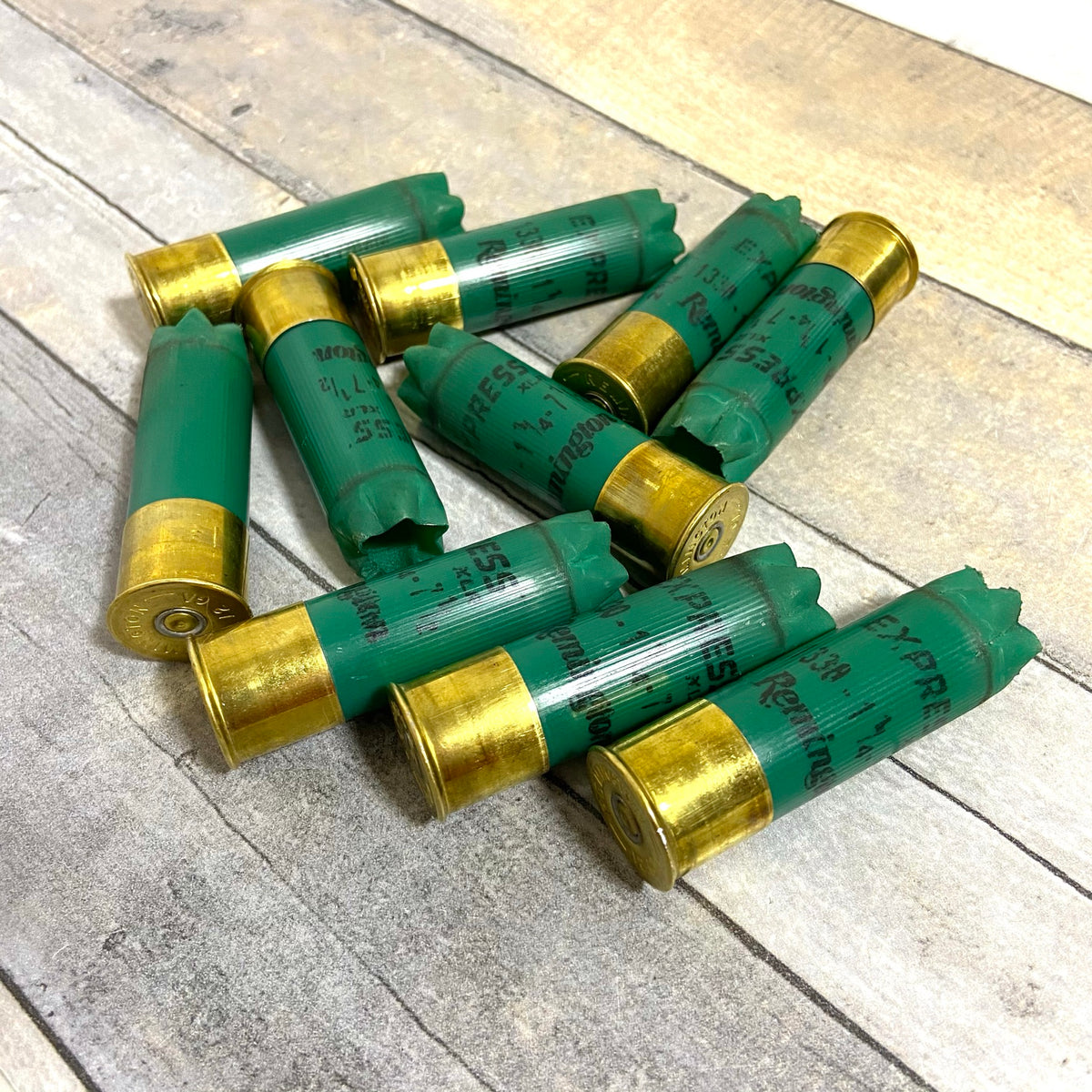 Green Shotgun Shells 12 Gauge Spent Hulls Remington Express 12GA Used ...