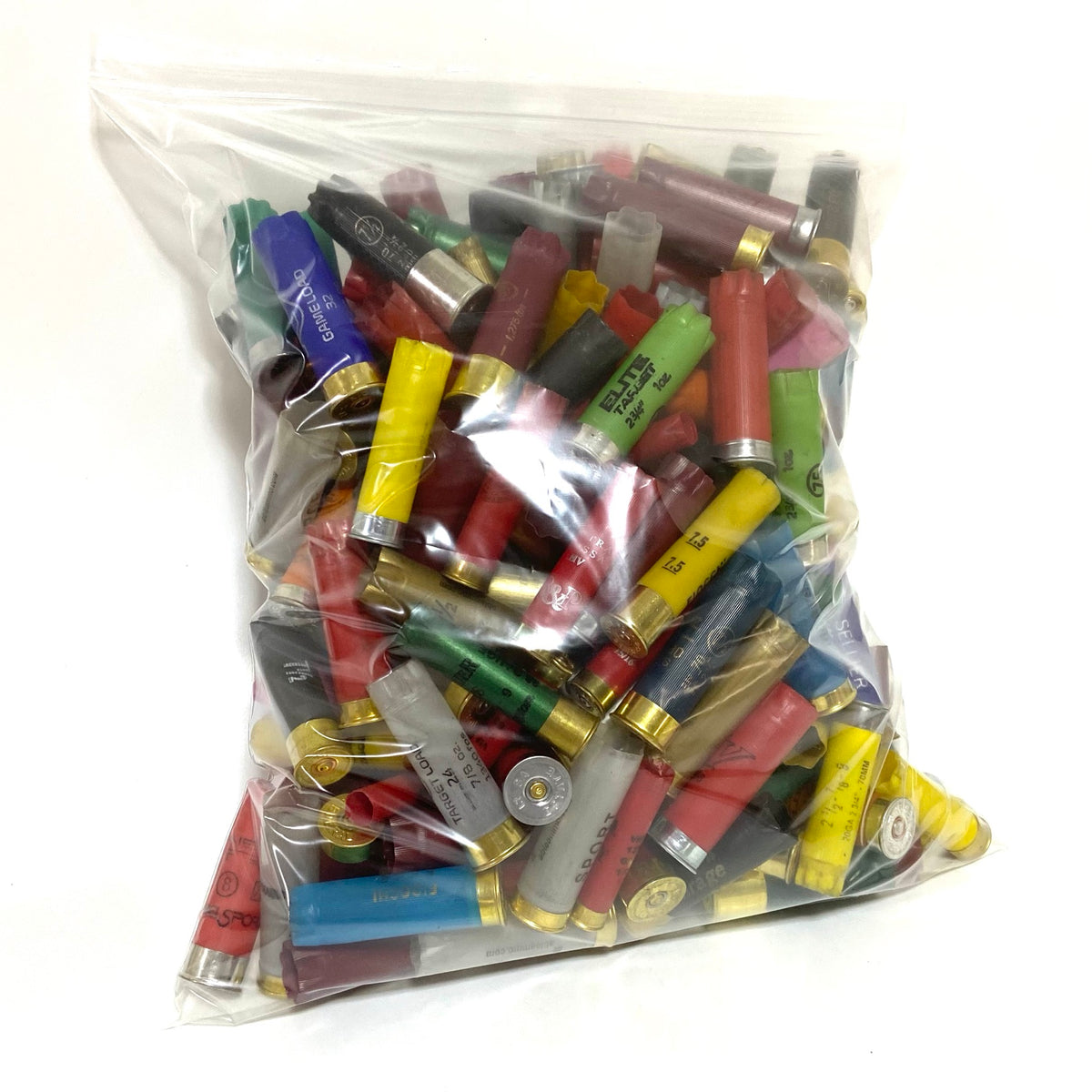 Mixed Colors Used Shotgun Shells Hulls Various Gauges 12GA 16GA 20GA ...