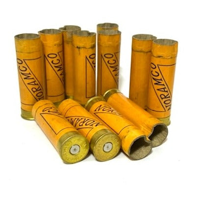 Noramco Orange 12 Gauge Shotgun Shells Empty 12GA Vintage Rustic ...