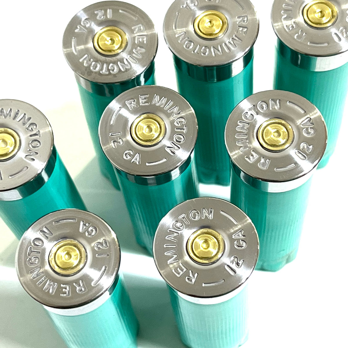 8 Blank Teal Light Blue Shotgun Shells 12 Gauge Hulls DIY Boutonnieres ...