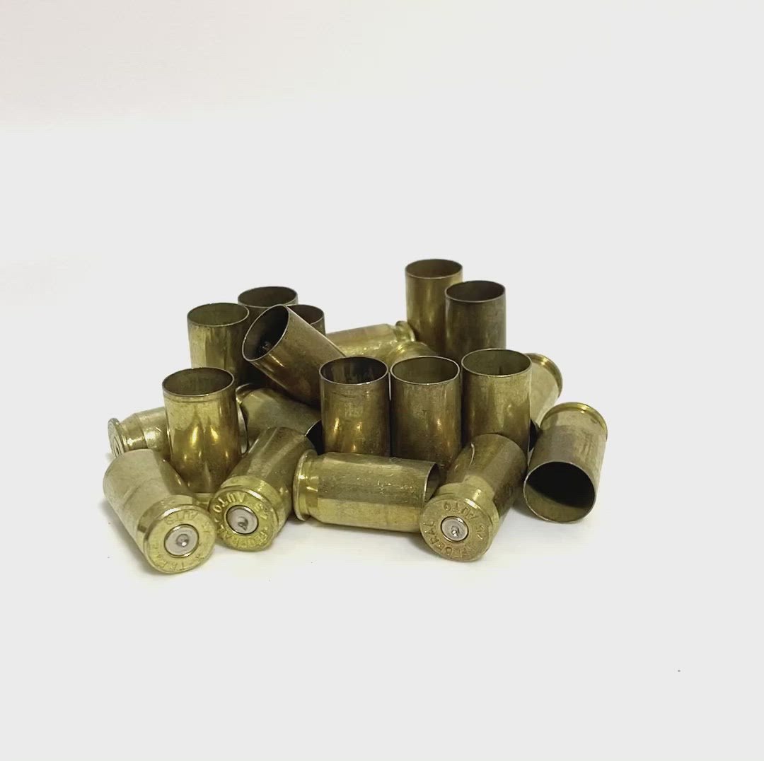45 ACP Empty Brass Shells 45 Auto Casings Used Spent Cartridges Bullet ...