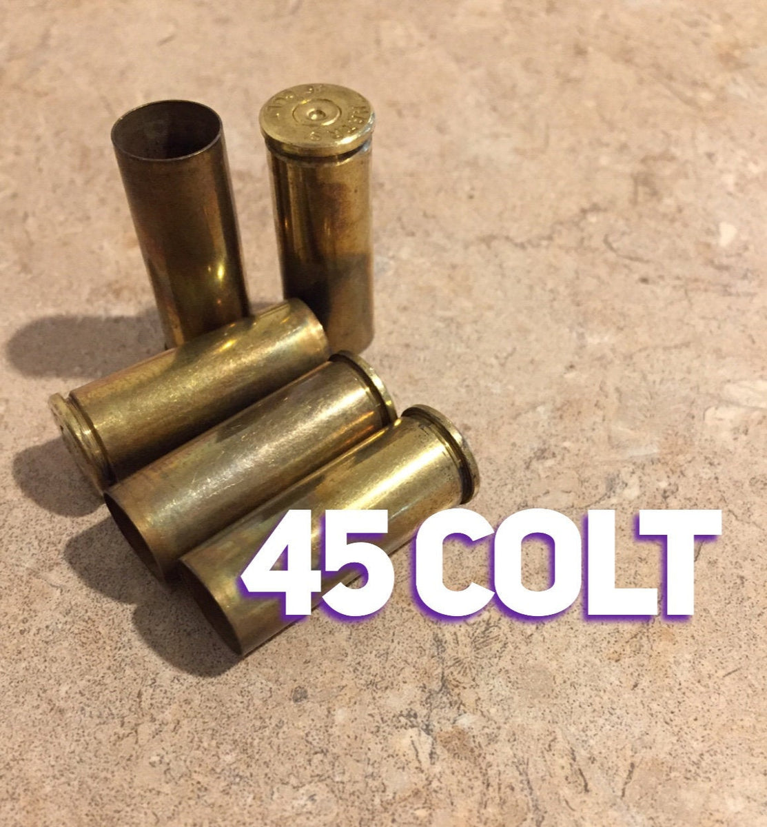 COLT 45 Empty Brass Shells Once Fired Casings – Craft Supplies Depot LLC