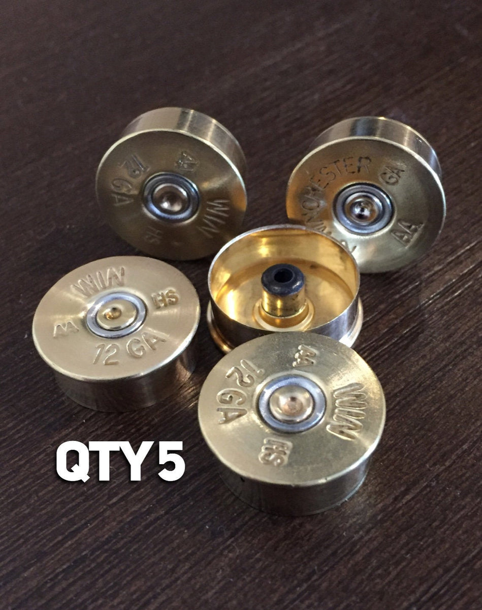 Winchester AA Gold Steel Head Stamps 12 Gauge Shotgun Bottoms Slices ...